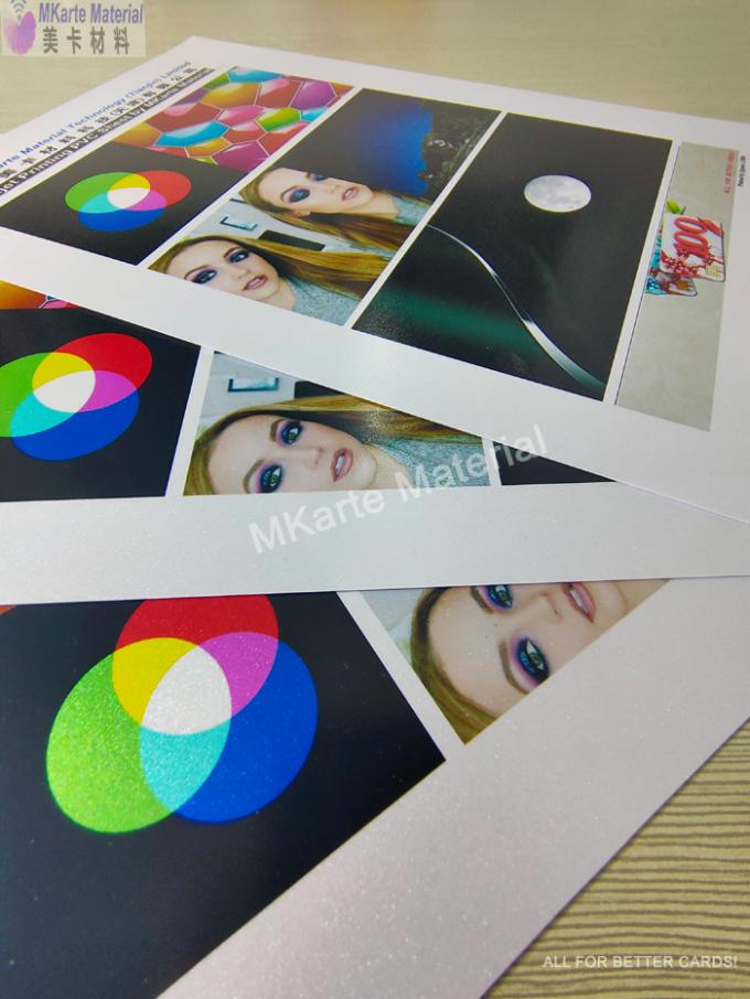 Silver Inkjet Printable PVC Sheets A4 A3 Size With Excellent Ink Adhesion