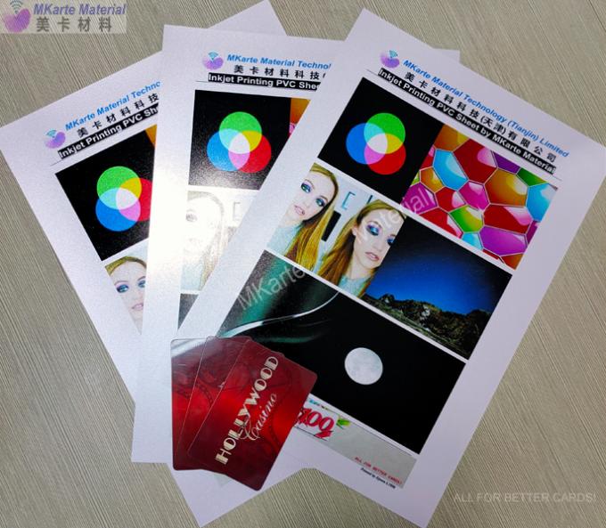 Silver Inkjet Printable PVC Sheets For Epson And Cannon Inkjet Printer