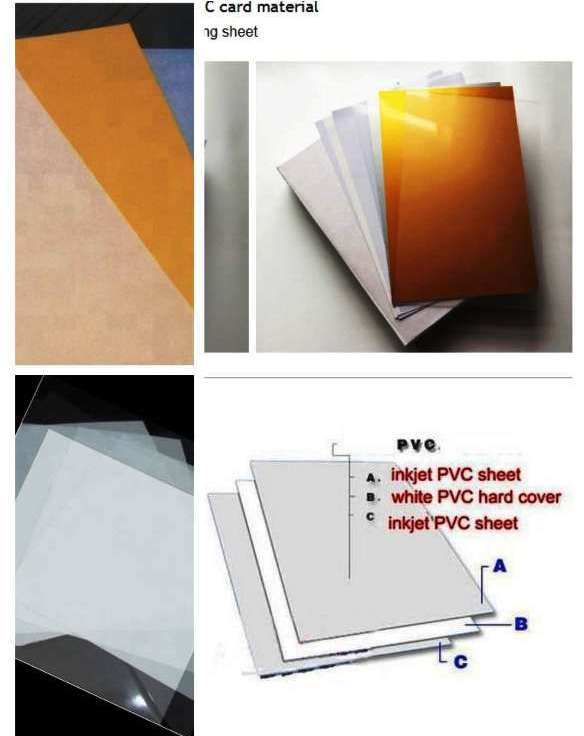 Inkjet PVC Dragon Card Non Lamination Sheet For Inkjet Printer Use