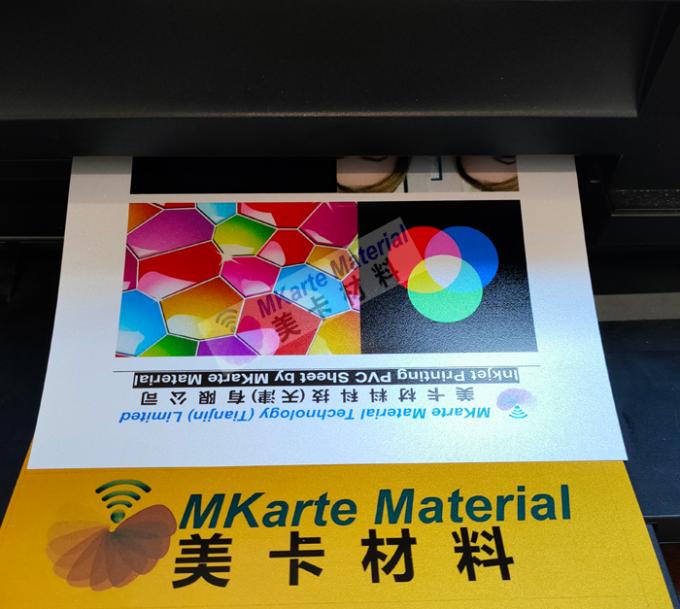 Moisture Proof 0.18mm Ink Adhesion Inkjet Pvc Sheet