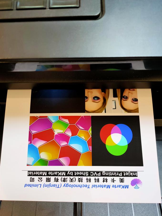 Sealed Dual Side Card A4 Inkjet Printable PVC Sheets