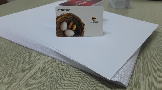 0.25mm Anti Moisture A4 Ink Adhesion Printing PVC Sheets