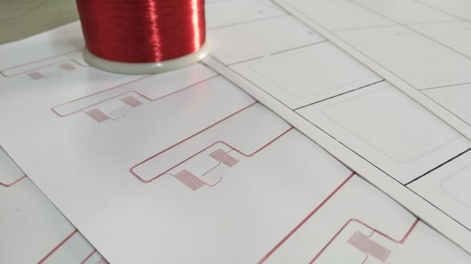 PVC RFID Smart Card Inlay / Prelam Sheets For RFID Cards Production A4 ...