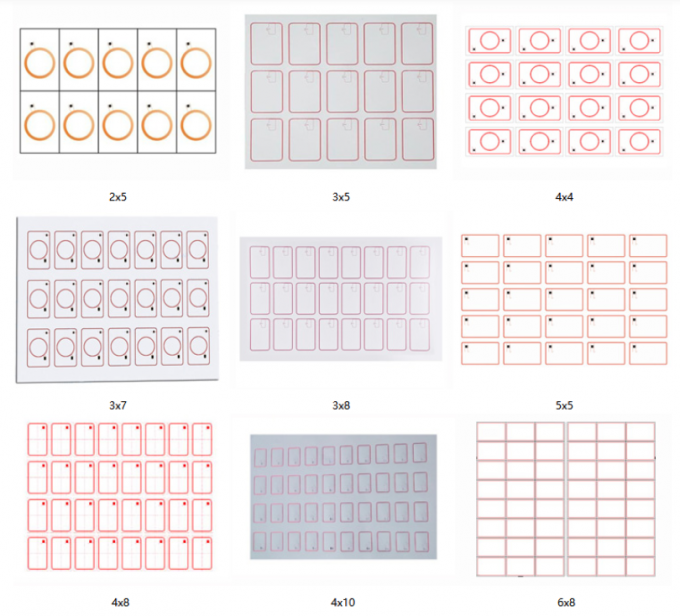 Pvc Rfid Inlay Smart Card Material For Rfid Cards Production