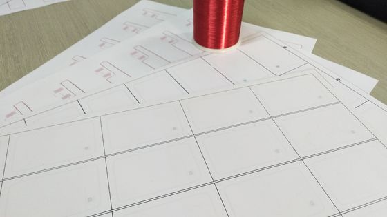 3x8 Layout Pvc Card Material 0.45 Mm Thickness