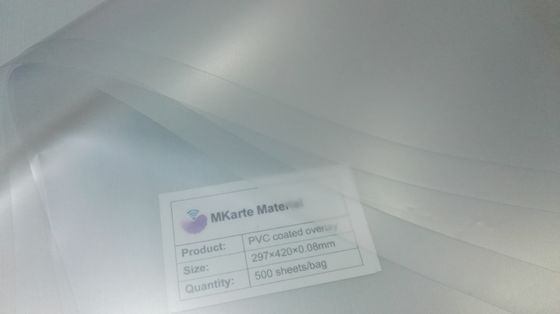Water Based PVC Coated Overlay With Longer Aging Life And Strong ...