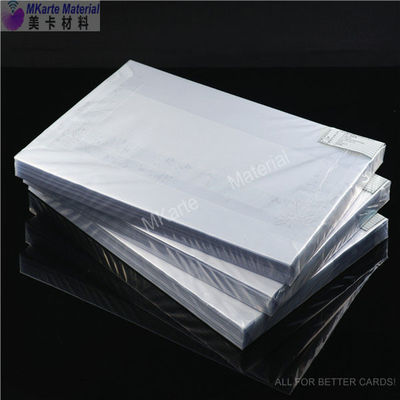 Water Based PVC Card Material Overlay For Laminating With Conventional Ink