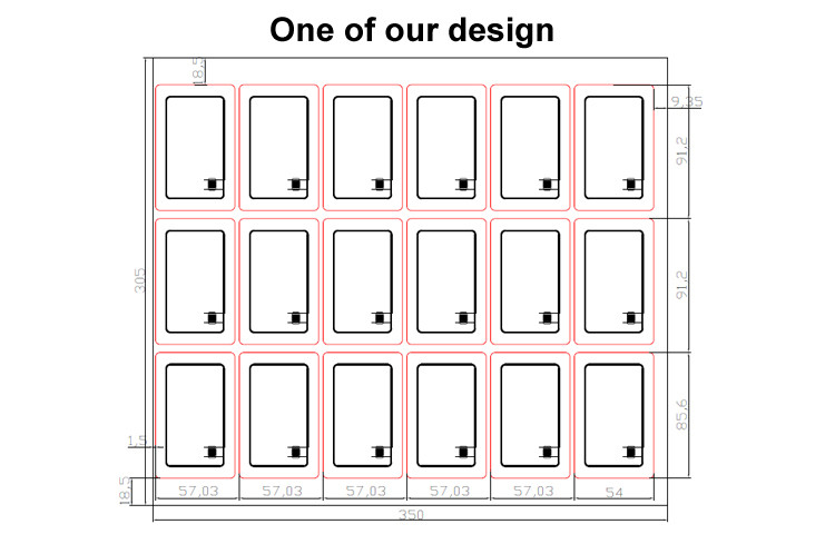 PVC RFID Card Inlay / Prelam Sheet With ID TK4168/IC F08 Chip For Smart ...