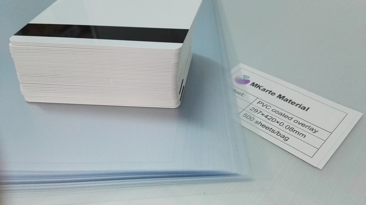A3 Magnetic Stripe Coated Overlay 3*8 Layout