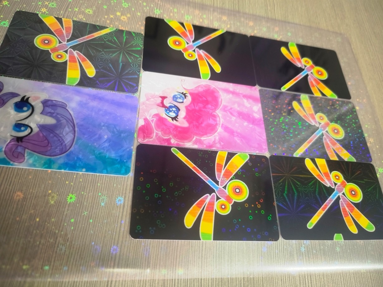 Hologram Overlay For Special Card / Laser Film Film / PVC Coated Ovelay ...