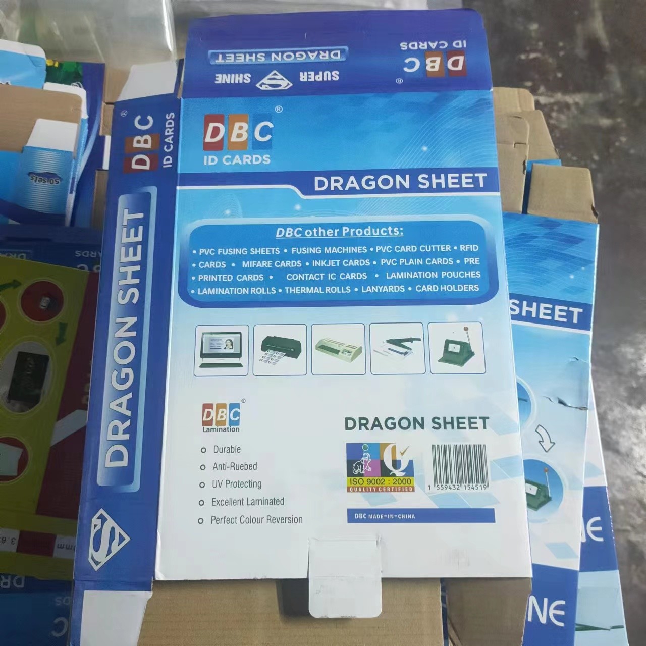 PVC Card Printing Non Lamination Sheet 0.15mm +0.46mm+0.15mm Inkjet ...