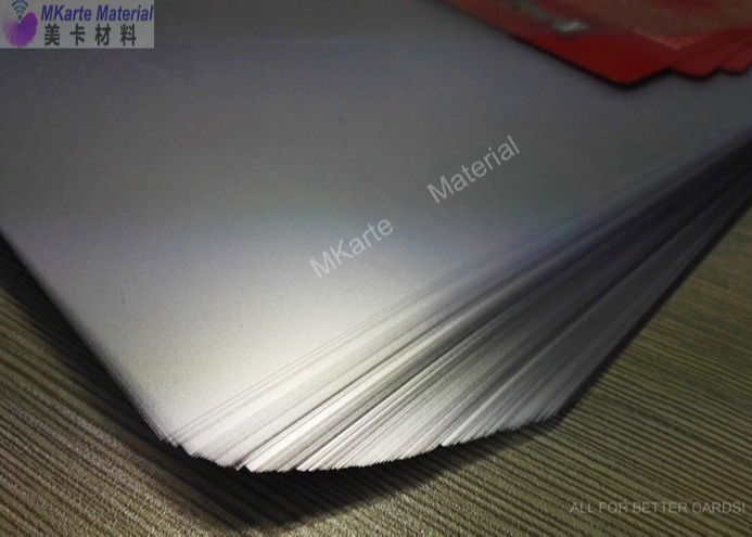 Offset PVC Sheet Printing PVC Coated Overlay With Yellowing Resistance