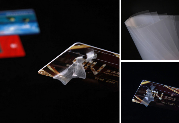High Adhesion PVC Uncoated Overlay For PVC Card Body Lamination Purpose