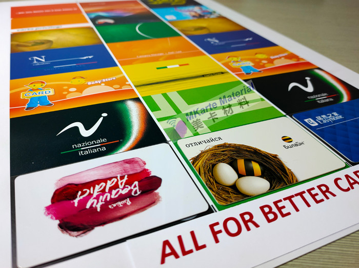Offset Printing PVC Core Sheet A4 / A3 Size 0.12-0.76mm Thickness