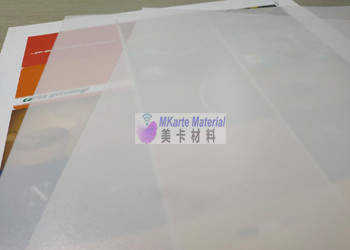Transparent Uncoated Overlay PC Plastic Sheet For Normal PC Card Production