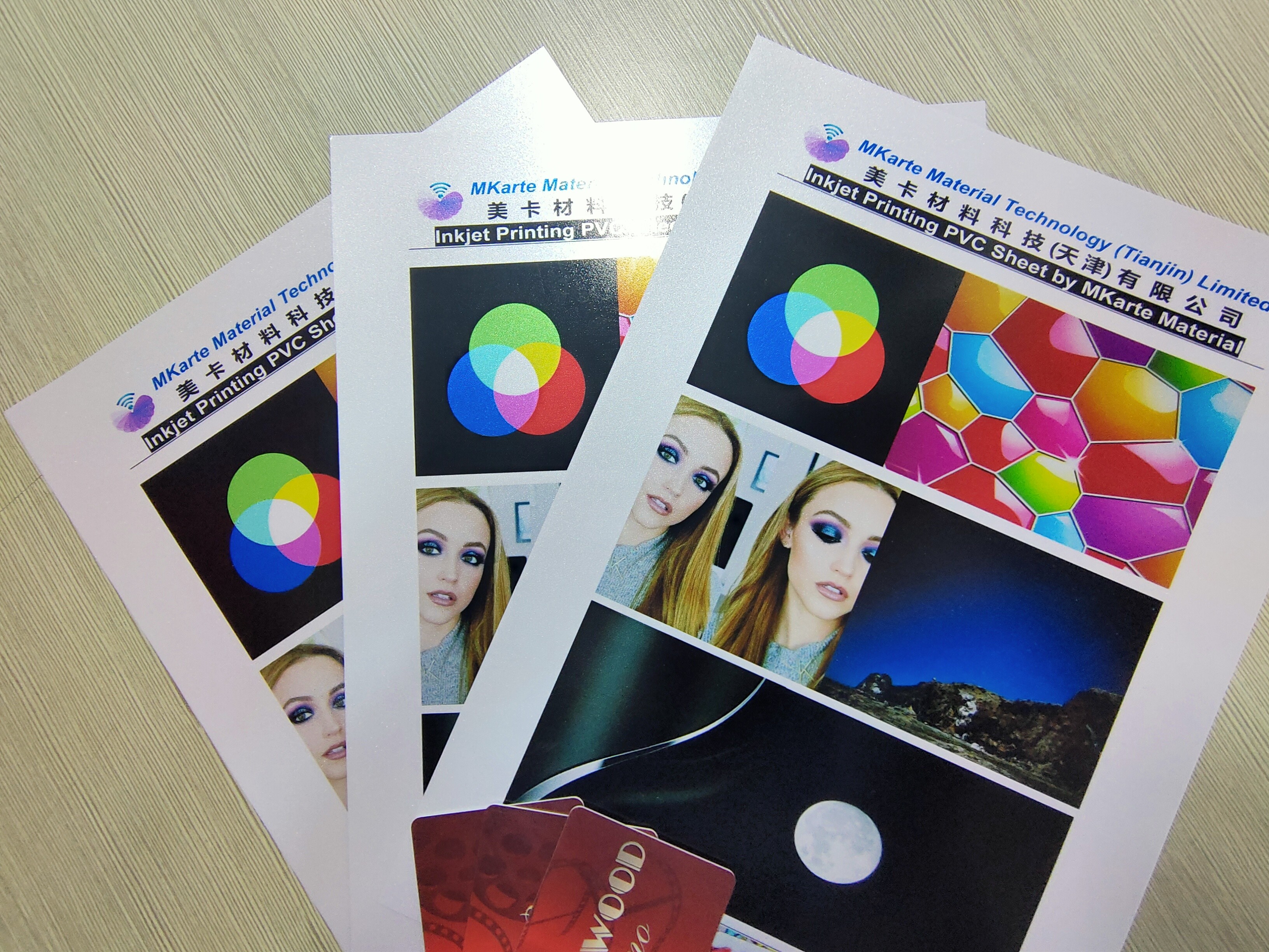 A4,A3+ 0.40mm Inkjet Printable PVC Sheets for inkjet printer